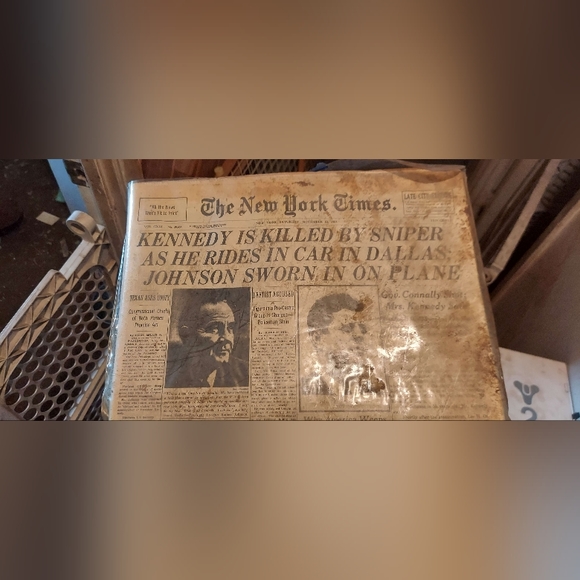 Other | Original Jfk Assassination News Paper | Poshmark